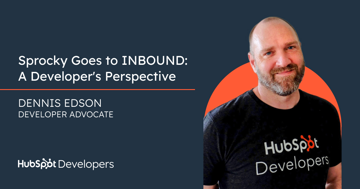 Sprocky Goes to INBOUND: A Developer's Perspective